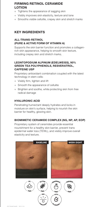 Firming Retinol Ceramide Lotion – Orah Skin Care